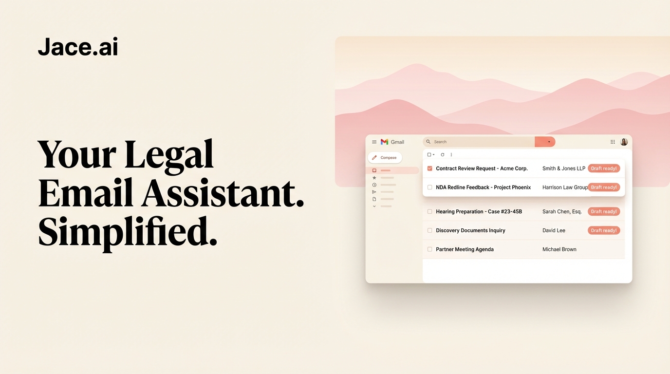 Jace AI for Legal Teams: Precision Email Management for Law Firms and ...
